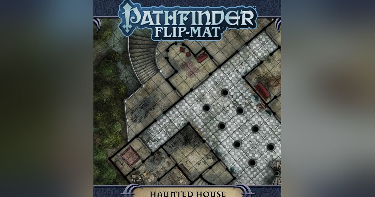 Pathfinder Flip-Mat: Haunted House | RPG Item | RPGGeek