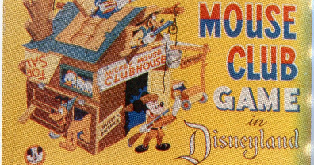 Mickey Mouse Club Game In Disneyland | Board Game | BoardGameGeek