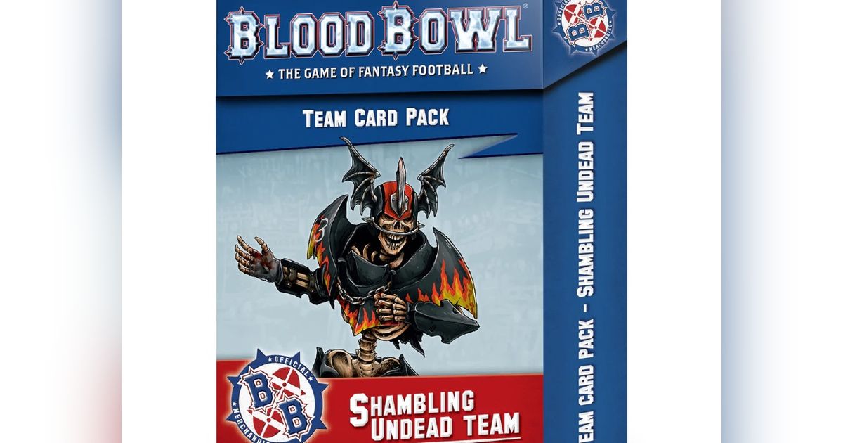 Blood Bowl: Second Season Edition – Shambling Undead Team Card Pack ...