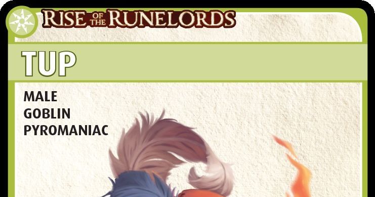 Pathfinder Adventure Card Game: Rise of the Runelords – "Tup" Promo ...