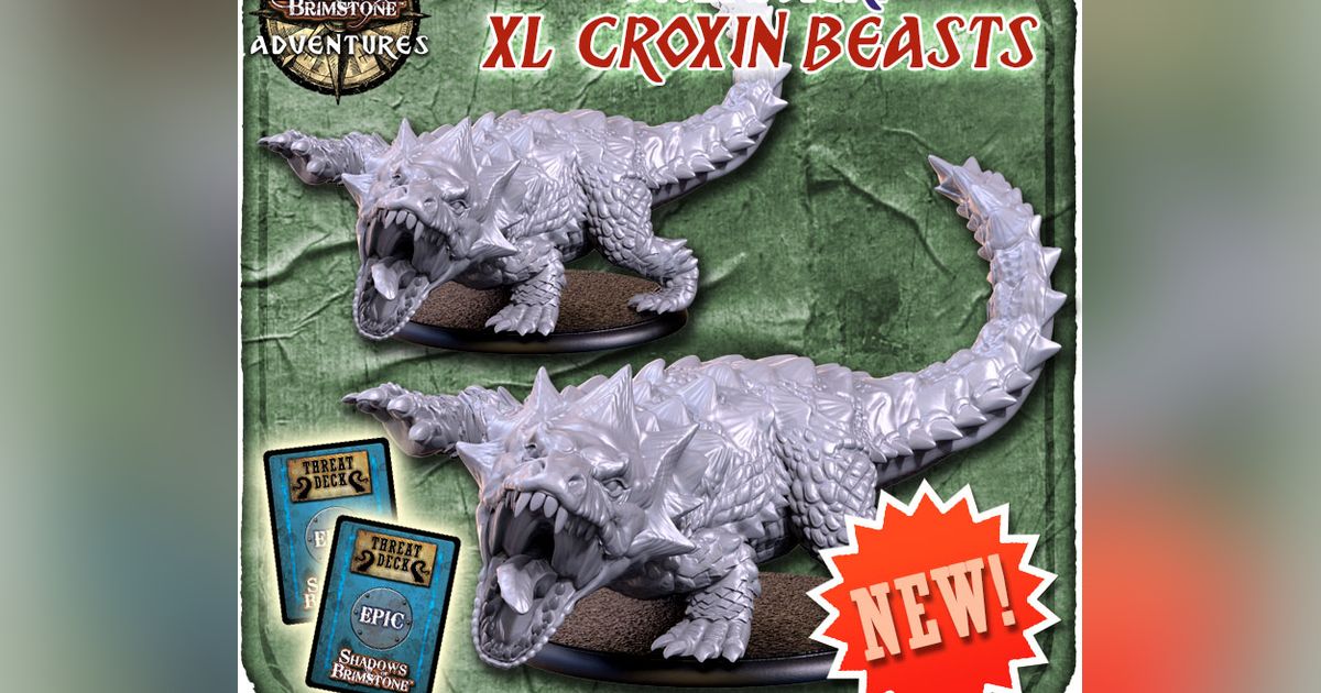 Shadows of Brimstone: Valley of the Serpent Kings – Croxin Beast ...