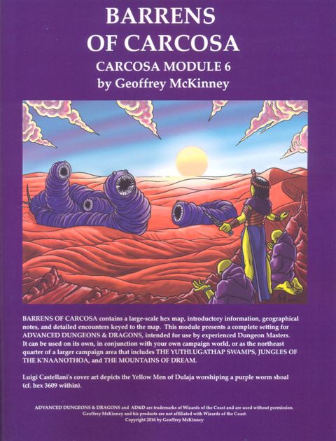Carcosa Module 6: Barrens of Carcosa | RPG Item | RPGGeek