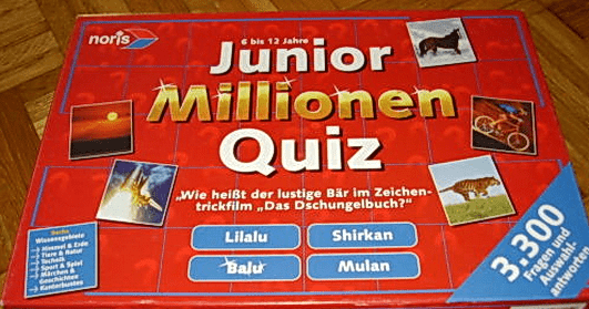 Junior Millionen Quiz | Board Game | BoardGameGeek