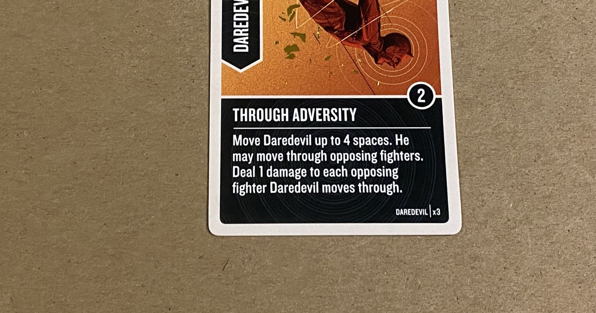 Unmatched: Hell's Kitchen – Daredevil Foil Card | Board Game Accessory ...