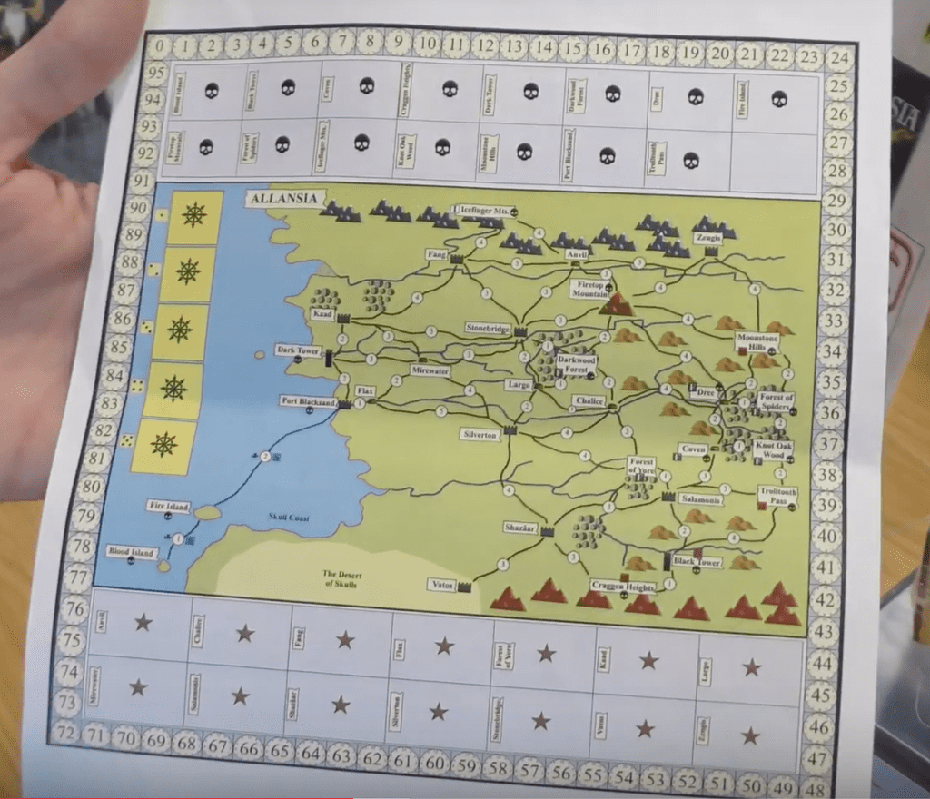 Martin Wallace's Heroes of Allansia (the Fighting Fantasy boardgame ...