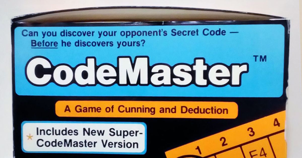 CodeMaster | Board Game | BoardGameGeek