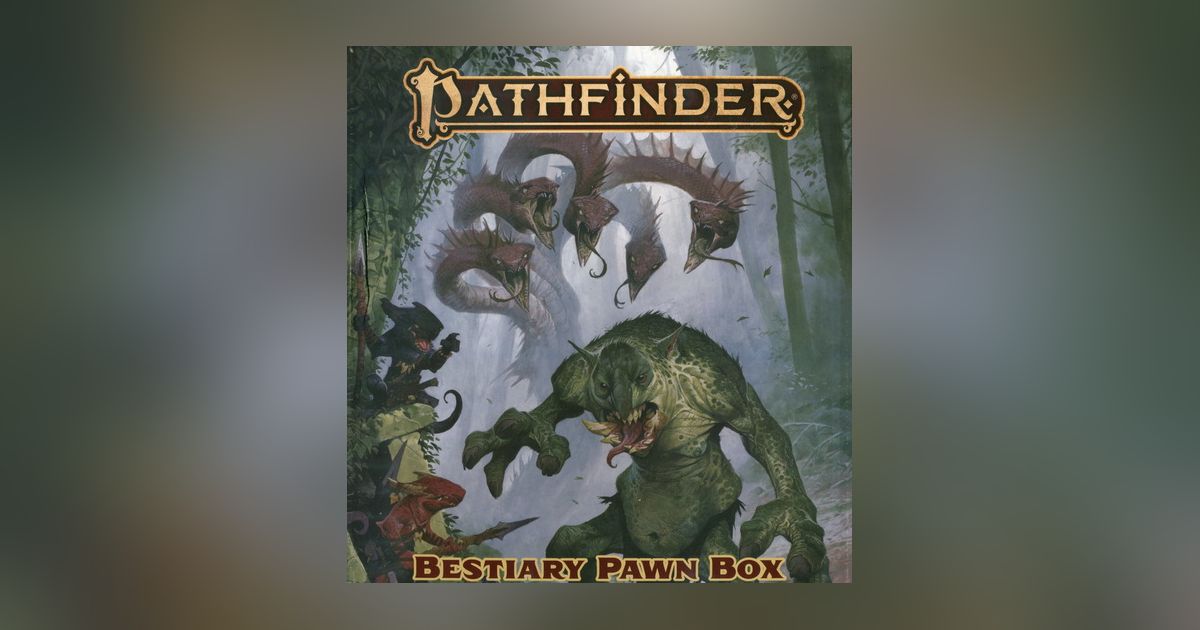 Pathfinder Bestiary Pawn Box | RPG Item | RPGGeek