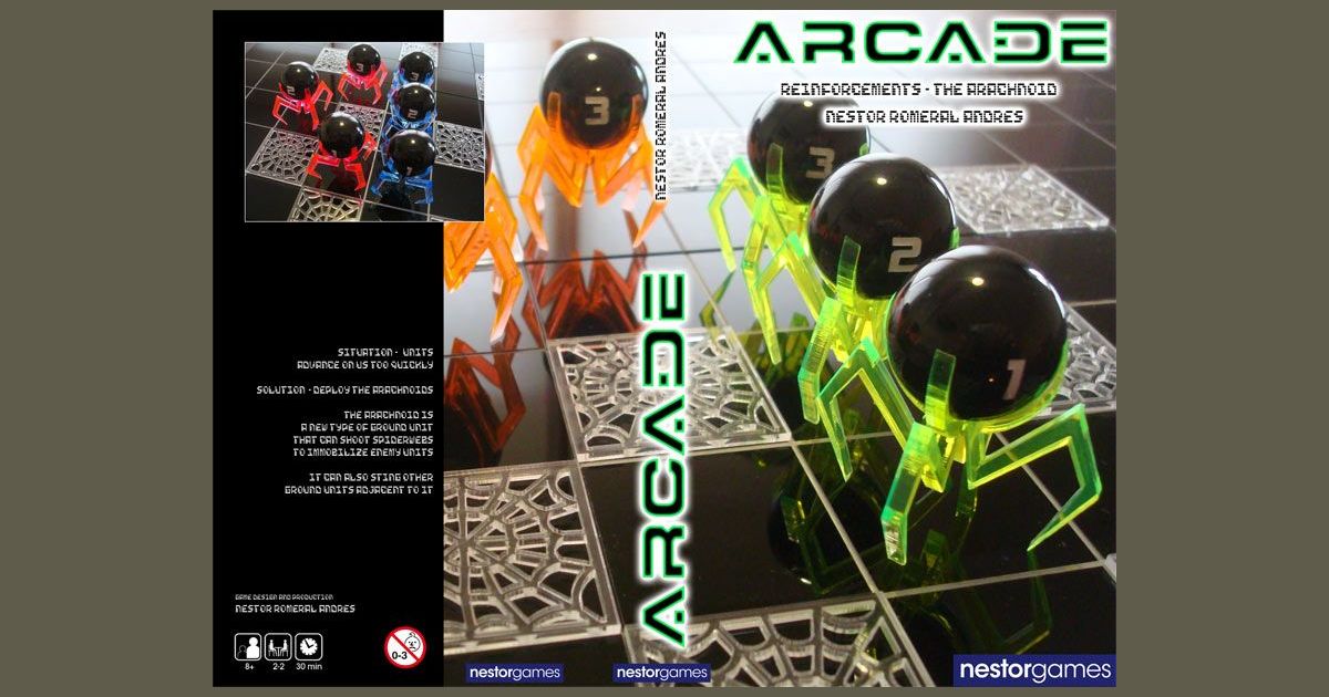 Arcade Reinforcement-Arachnoid Rules in English | Arcade ...