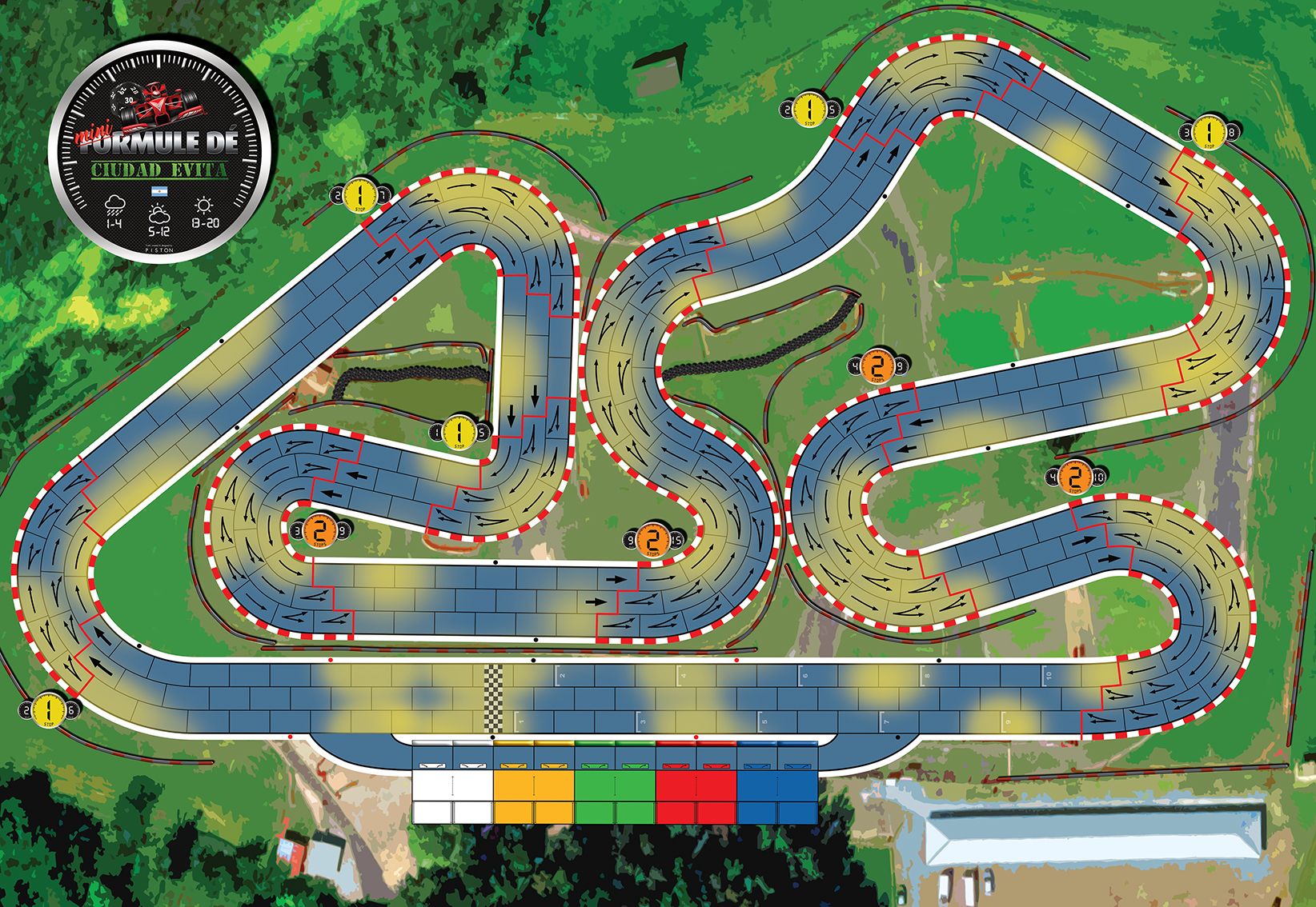 FD / FORMULE DE / FORMULA D CIRCUITS by PISTON | Formula Dé