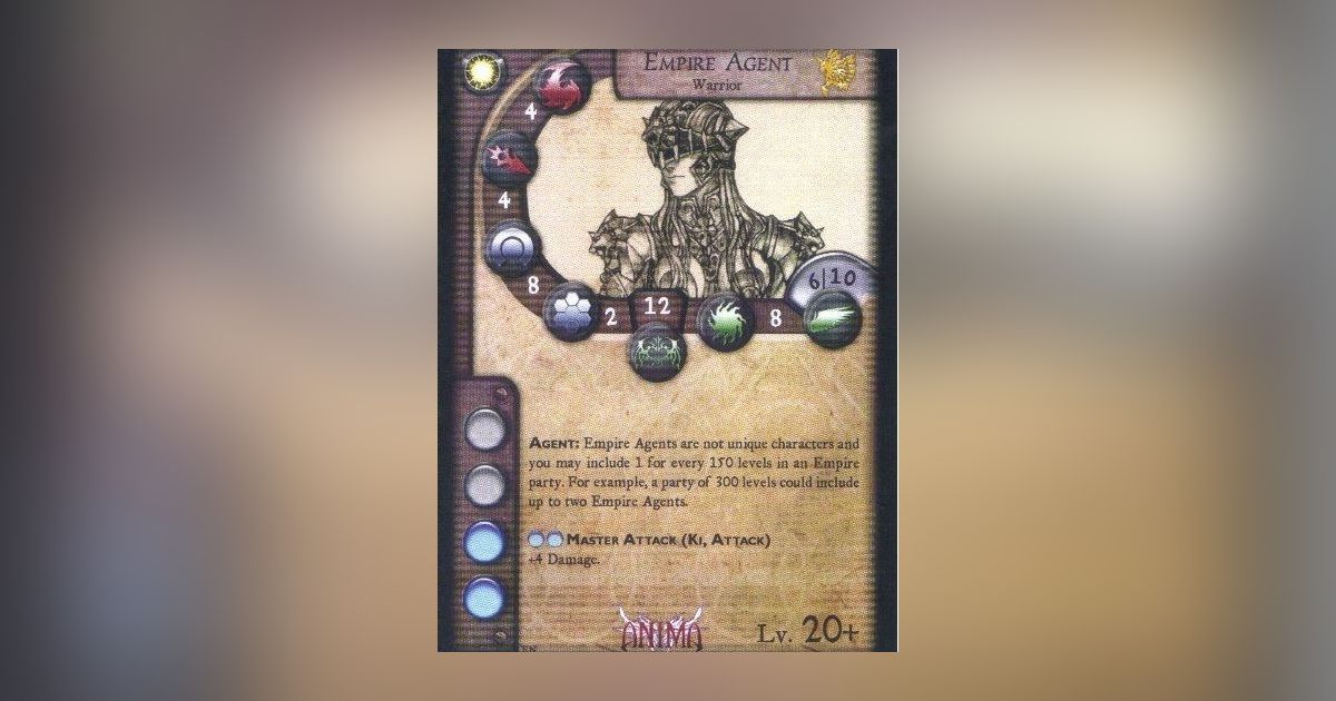 Anima Tactics: Empire Agent | Board Game | BoardGameGeek