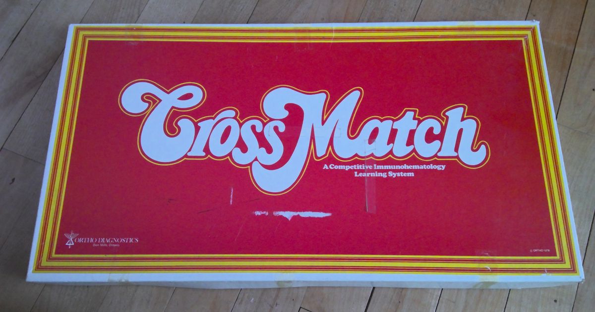 Cross Matc: A Competitive Immunohematology Learning System | Board Game ...