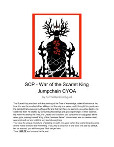 SCP - War of the Scarlet King Jumpchain CYOA | RPG Item | RPGGeek