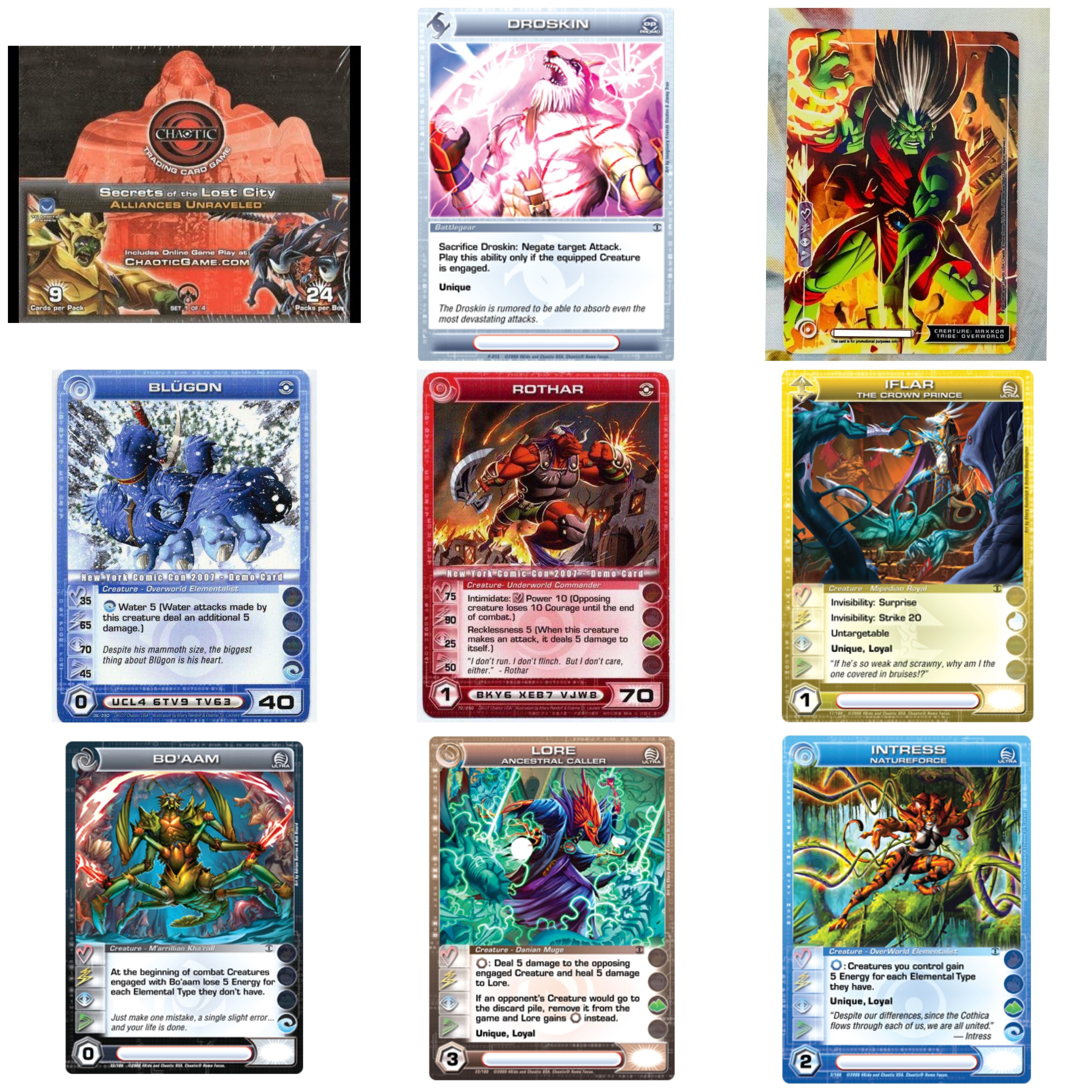 chaotic tcg