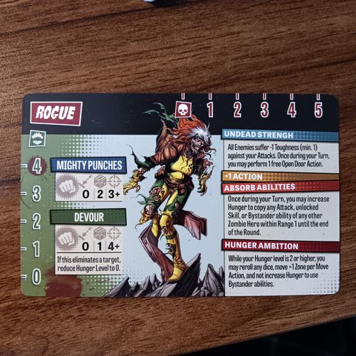 Typo on Rogues ID card (Undead - Blue Skill) | Marvel Zombies: X-Men ...