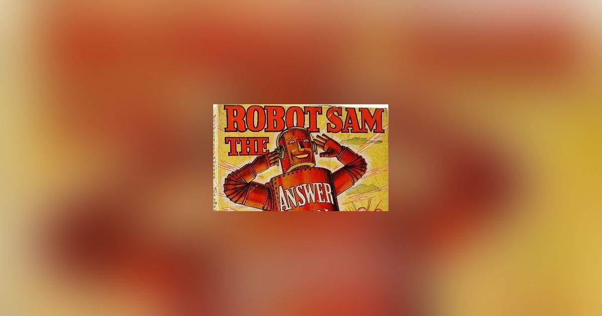 Robot Sam the Answer Man | Board Game | BoardGameGeek