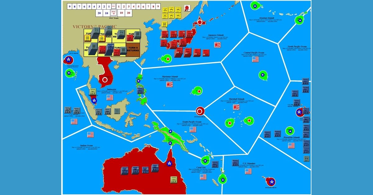 Pacific War or Pacific Theater of Operations (PTO) Wargames ...