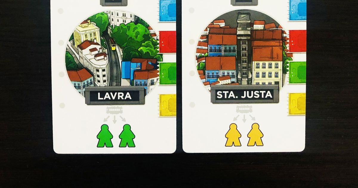 Lisbon Tram 28: One Way Promo Cards | Board Game | BoardGameGeek