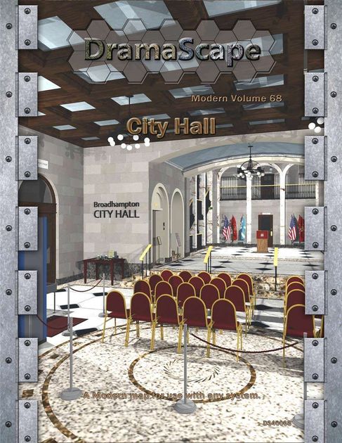 DramaScape Modern Volume 68: City Hall | RPG Item | RPGGeek