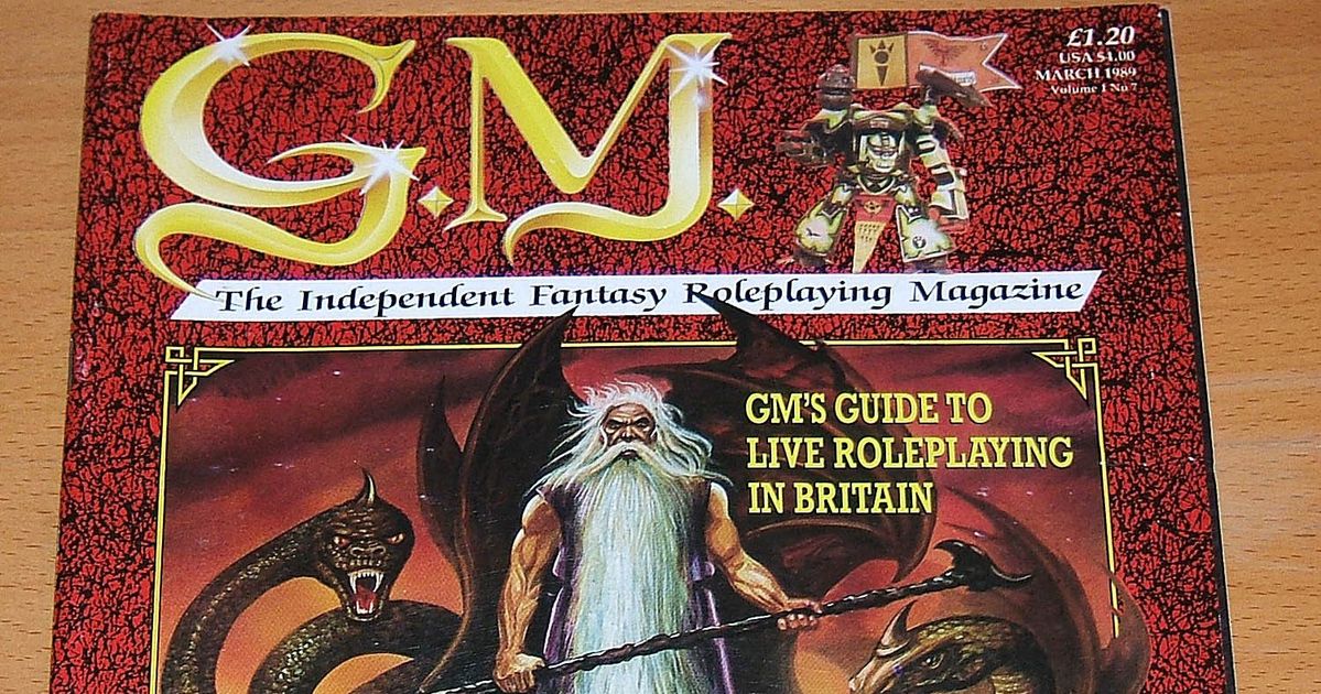 G.M. Magazine (Issue 7 - Mar 1989) | Issue | RPGGeek