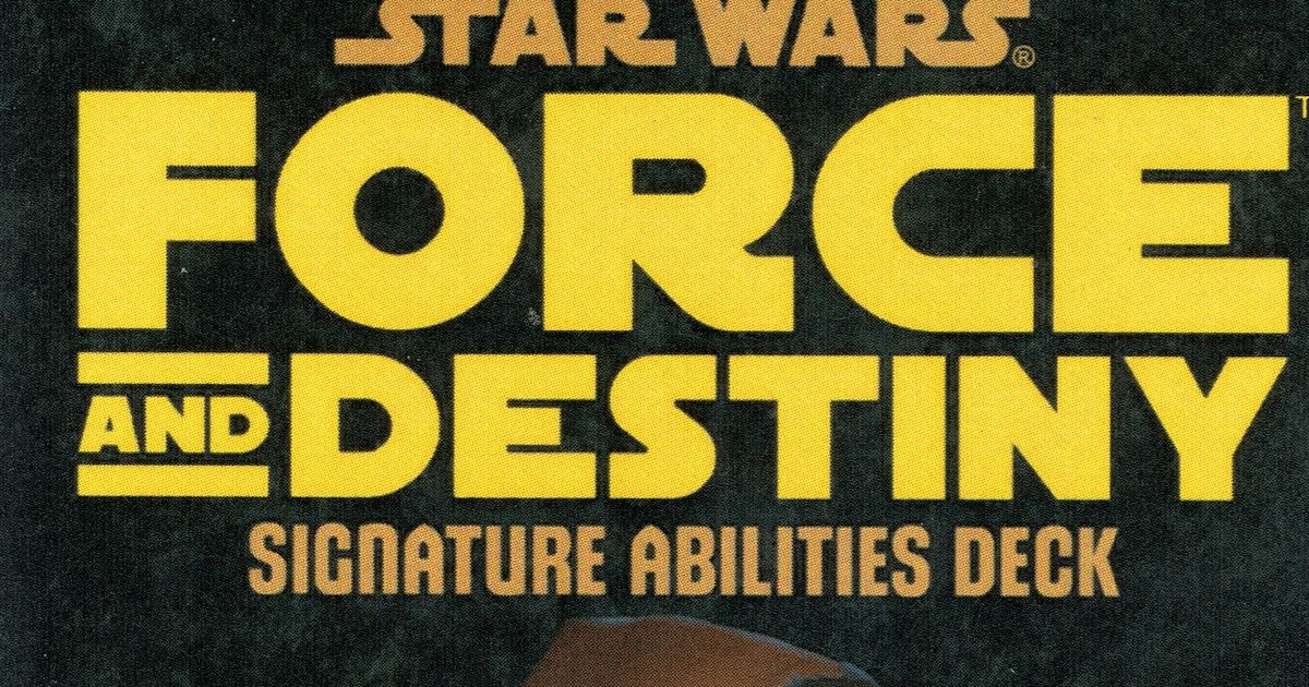 Force and Destiny Signature Abilities Deck: Guardian | RPG Item ...
