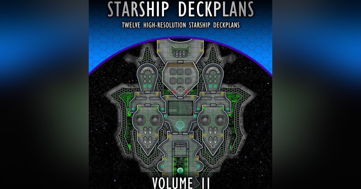 Starship Deckplans: Volume II | RPG Item | RPGGeek