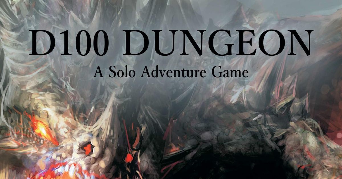 D100 Dungeon: A Solo Adventure Game | RPG Item | RPGGeek