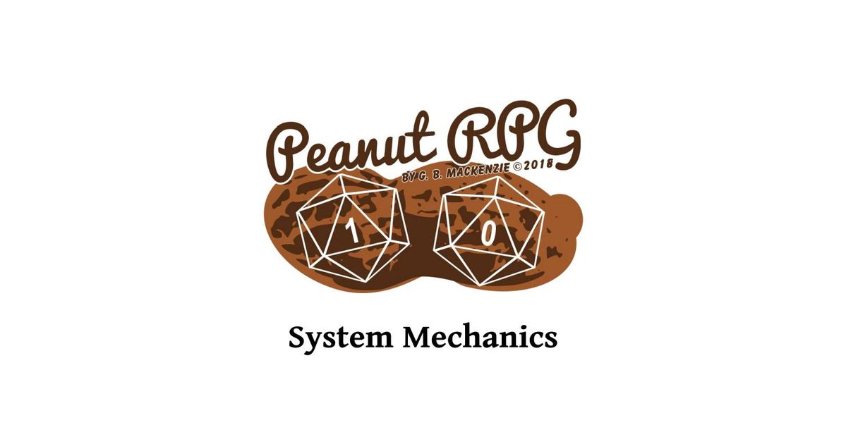 Peanut RPG System Mechanics | RPG Item | RPGGeek