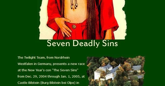 Seven Deadly Sins: Wraeththu the Awakening | RPG Item | RPGGeek