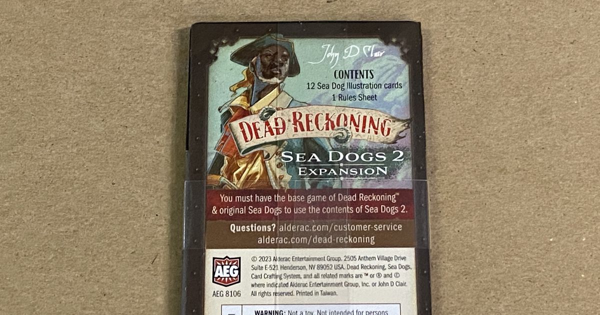 Dead Reckoning: Sea Dogs Expansion 2 | Board Game | BoardGameGeek