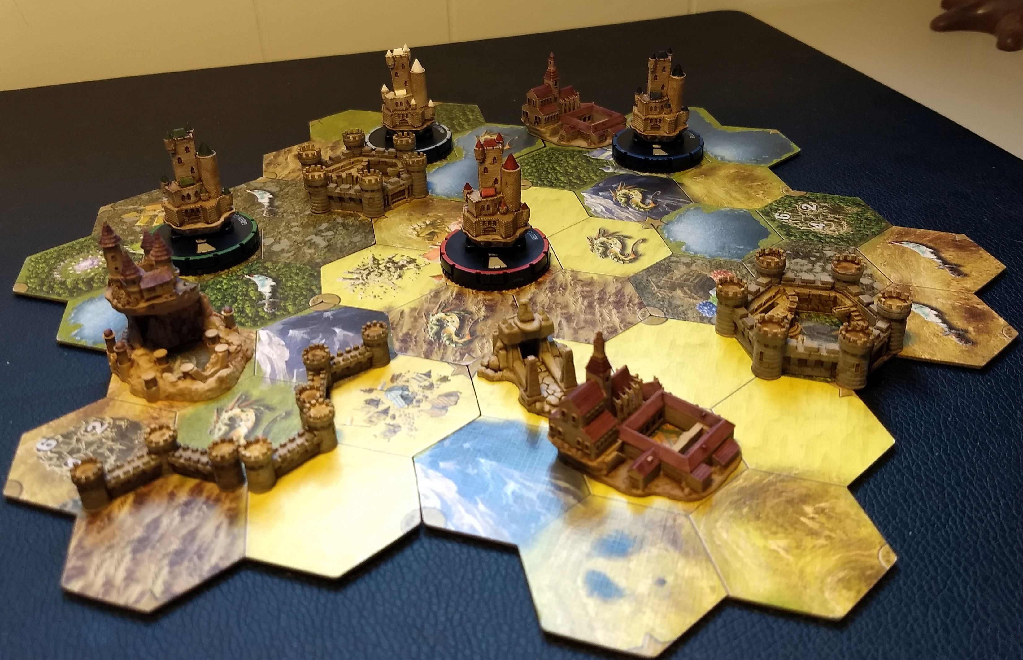 Mage Knight 3D Locations | Mage Knight Board Game