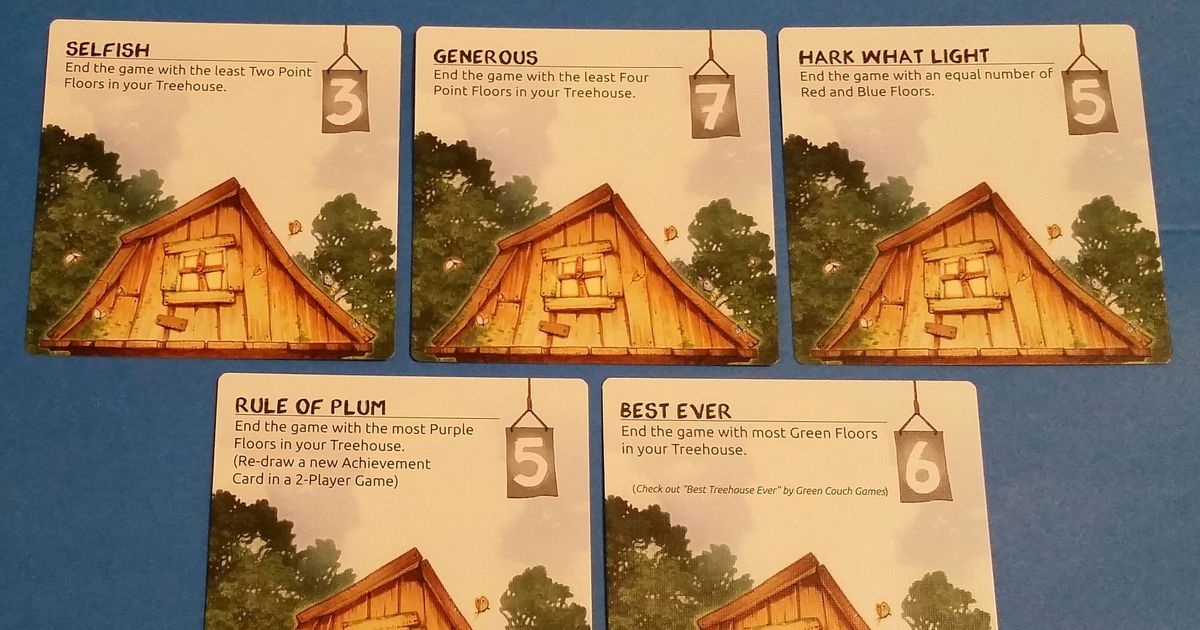 Backyard Builders Treehouse: Achievement Expansion | Board Game ...