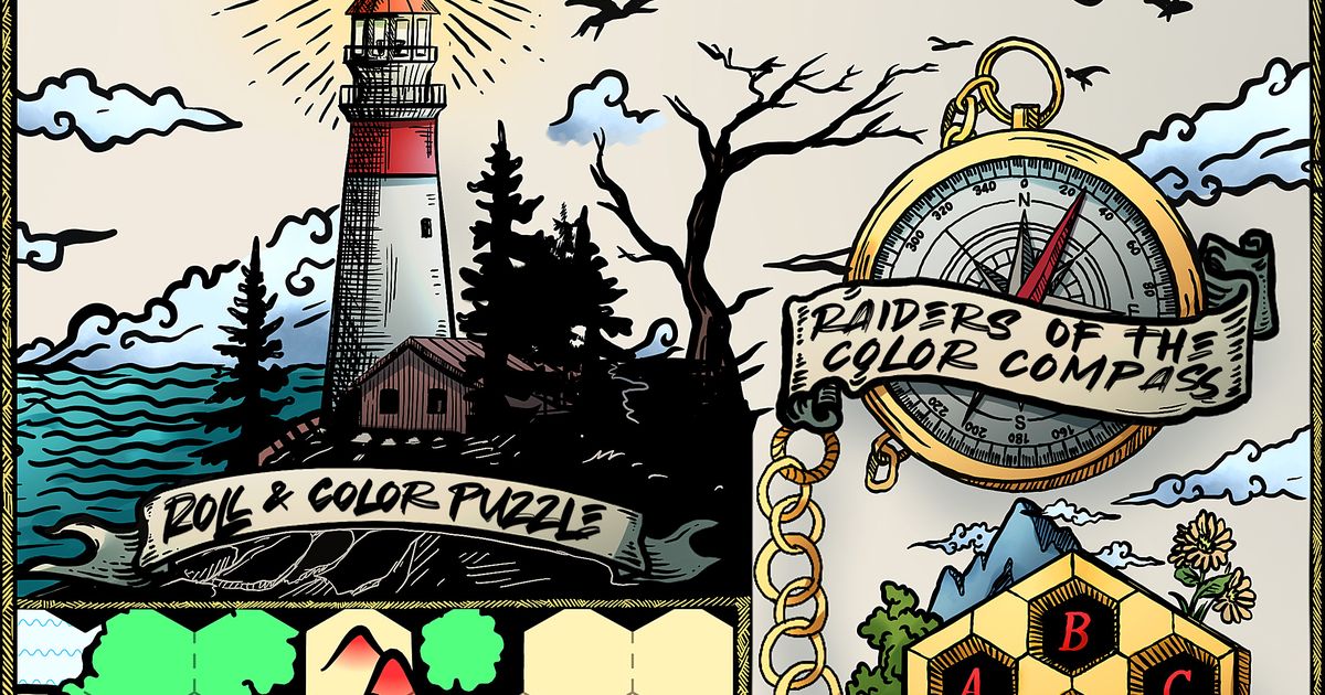 Raiders of the Color Compass | Board Game | BoardGameGeek