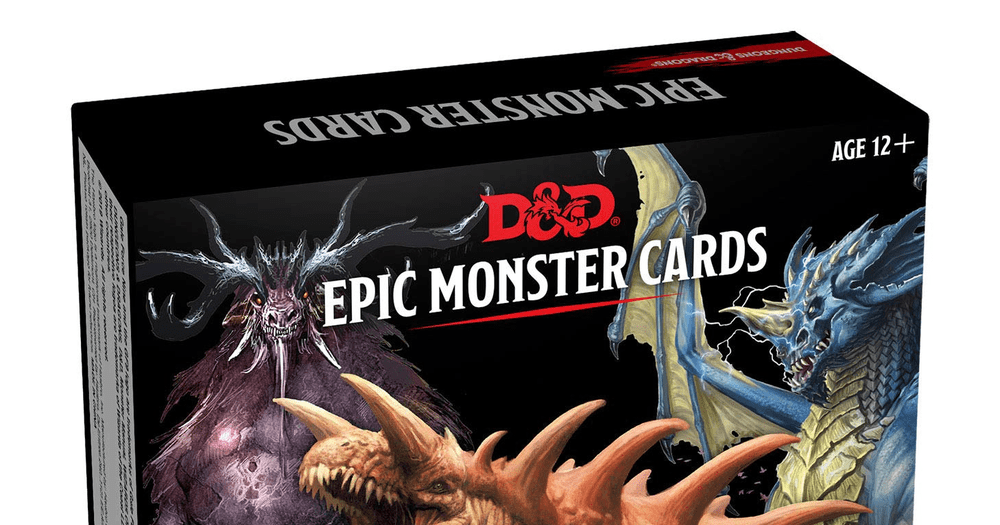 Monster Cards: Epic Monsters | RPG Item | BoardGameGeek