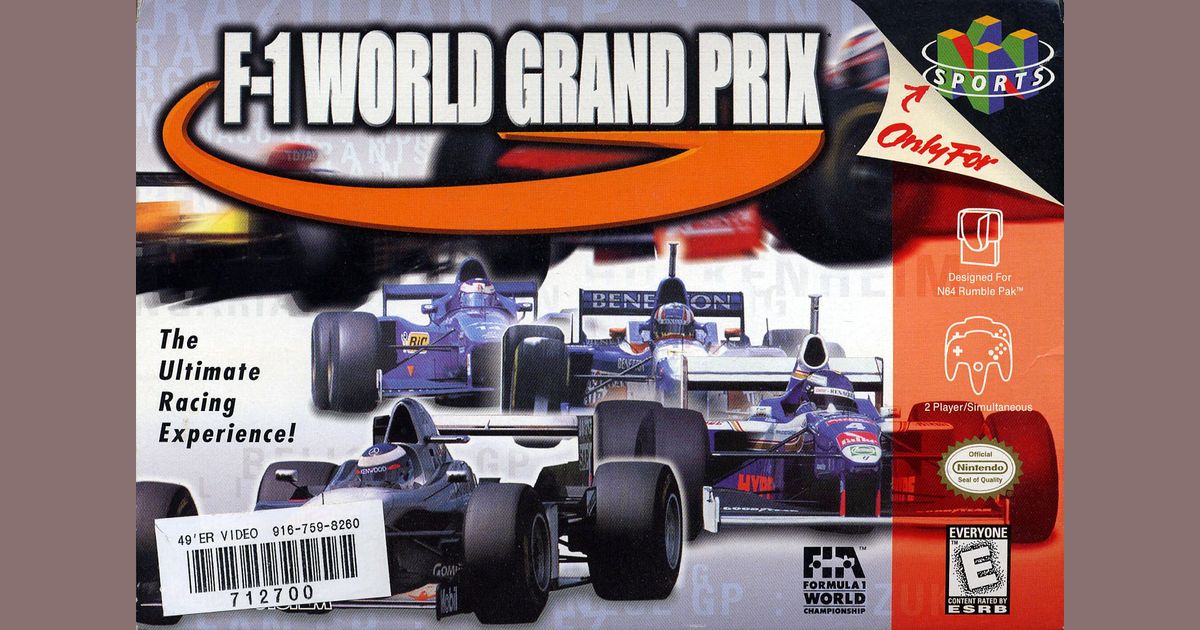 F1 World Grand Prix | Video Game | VideoGameGeek