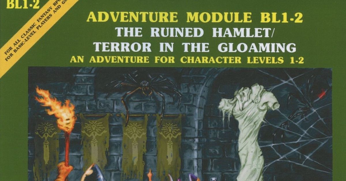 BL1-2: The Ruined Hamlet / Terror in the Gloaming | RPG Item ...