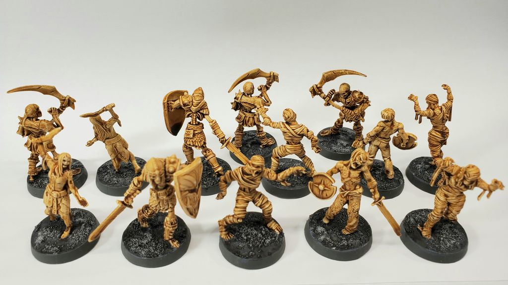 2021 HeroQuest Mythic painted sundropped style** plus Knights, Rogue ...