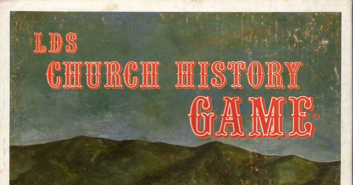 LDS Church History Game | Board Game | BoardGameGeek