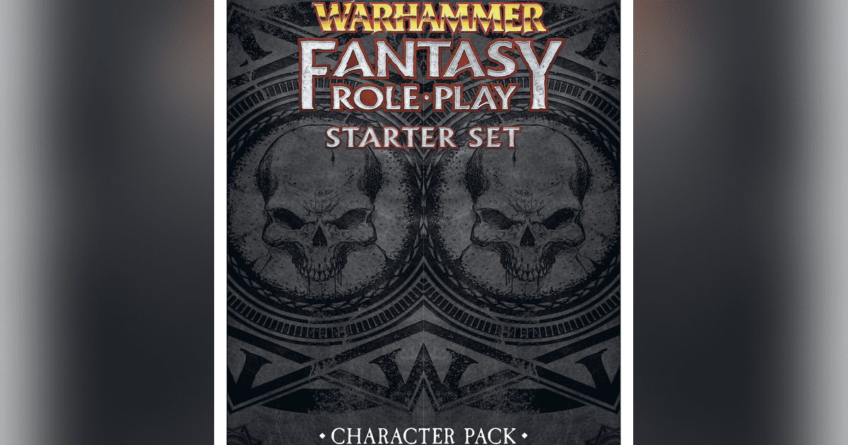 Warhammer Fantasy Role Play Starter Set Character Pack | RPG Item | RPGGeek
