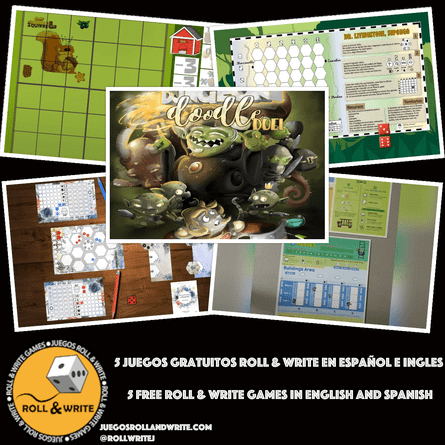5 Free Printable Roll & Write Games in Spanish and English 23rd Part ...