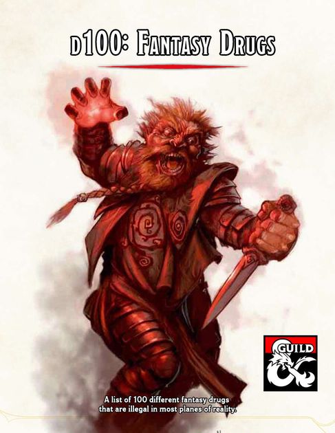 D100: Fantasy Drugs | RPG Item | RPGGeek