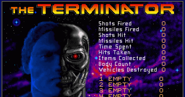 The Terminator (DOS) | Video Game | VideoGameGeek