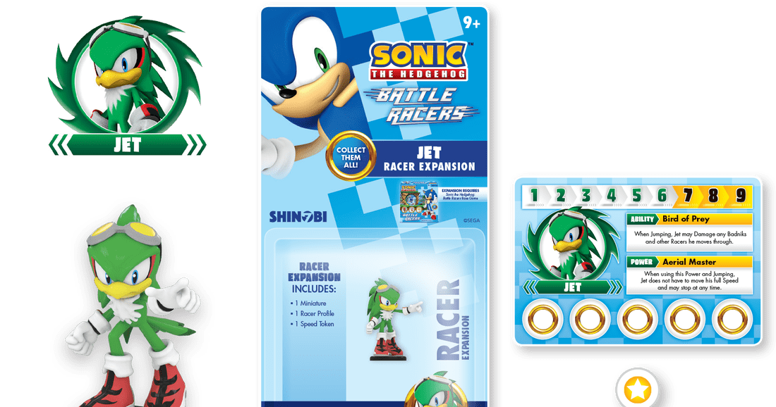 Sonic the Hedgehog: Battle Racers – Jet Racer Expansion | Board Game ...