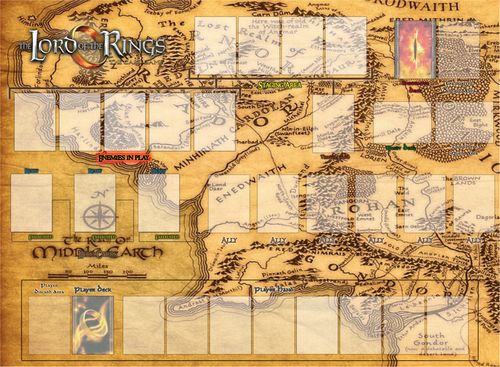 Solo play - Game mat | The Lord of the Rings: The Card Game