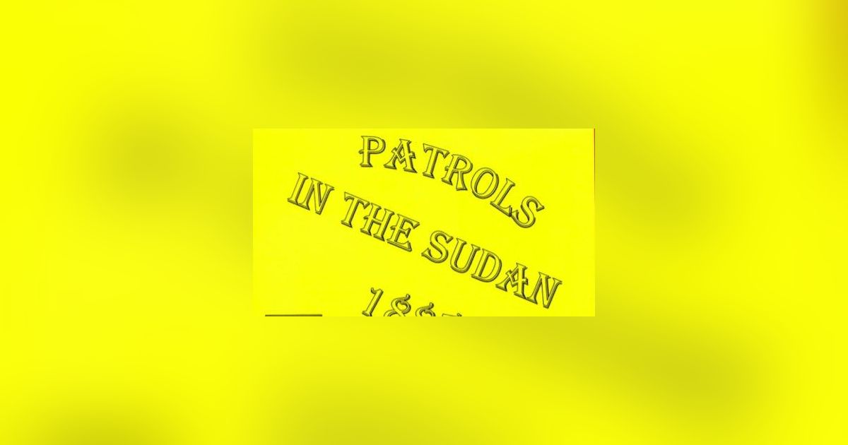 Patrols in the Sudan | Board Game | BoardGameGeek