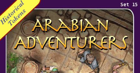 Historical Tokens Set 15: Arabian Adventurers | RPG Item | RPGGeek