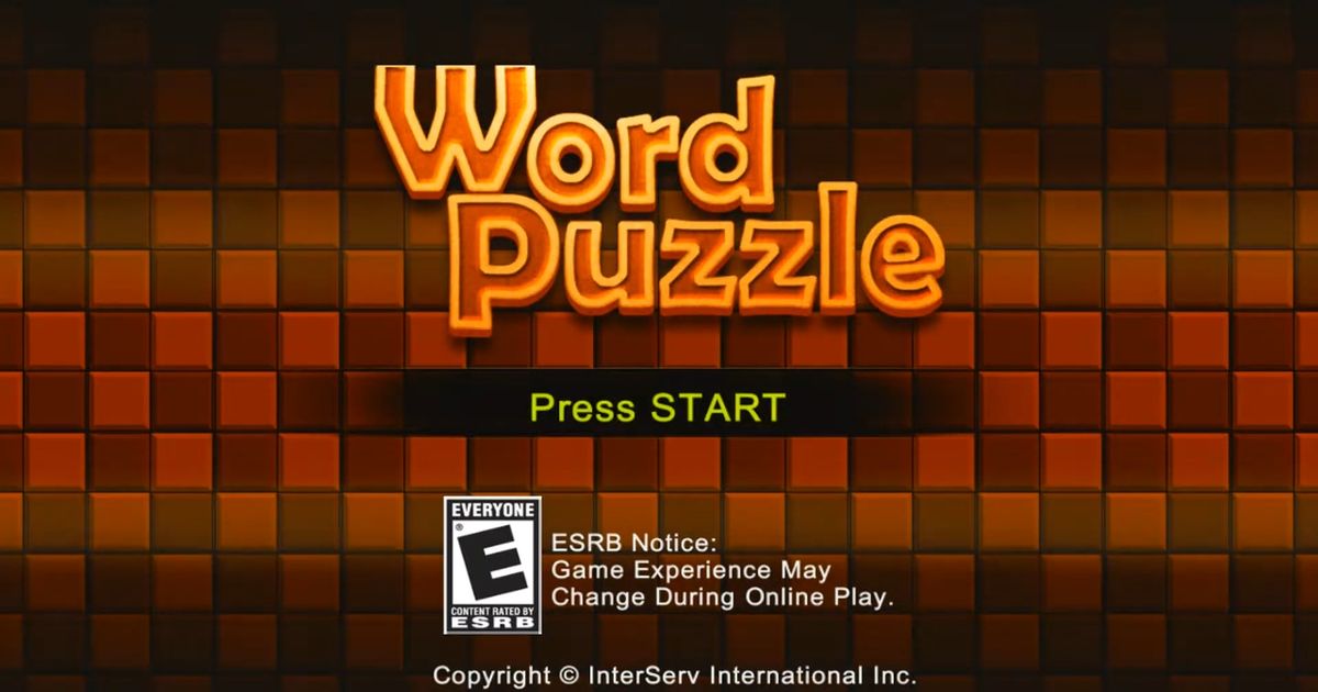 Word Puzzle | Video Game | VideoGameGeek