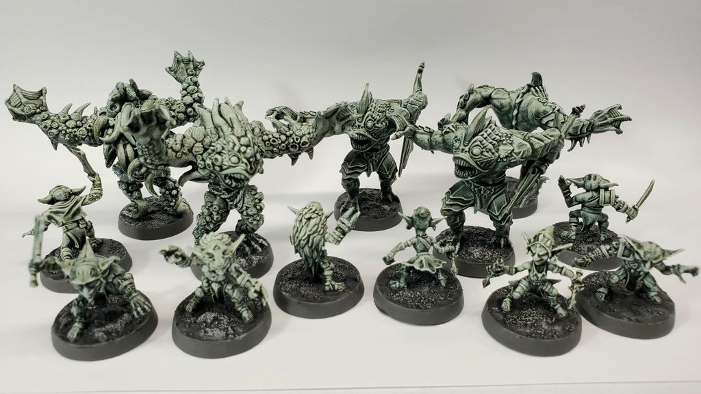 2021 HeroQuest Mythic painted sundropped style** plus Knights, Rogue ...