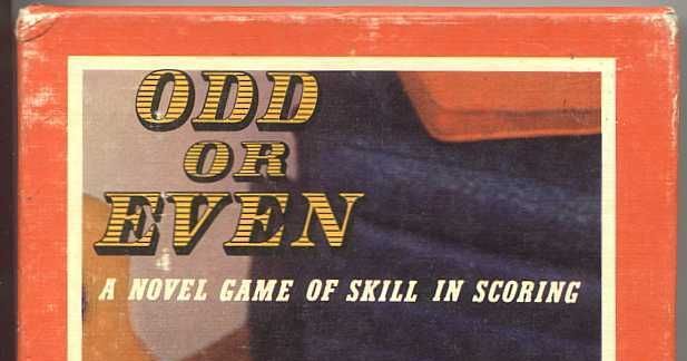 Odd or Even | Board Game | BoardGameGeek
