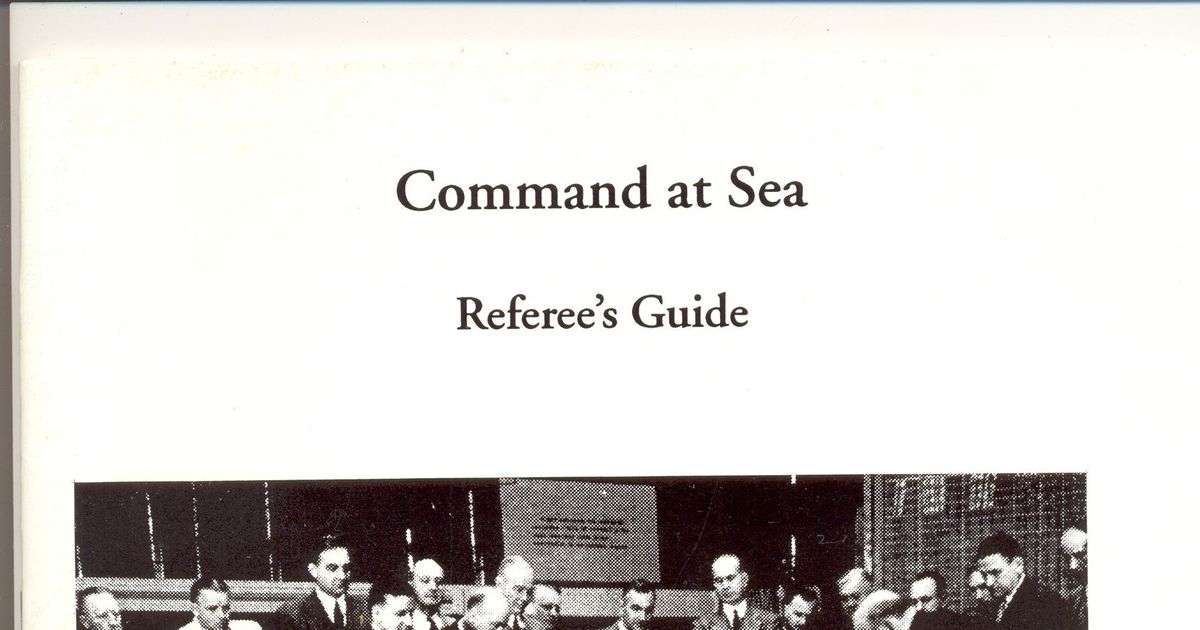 Command at Sea: Referee's Guide | Board Game Accessory | BoardGameGeek