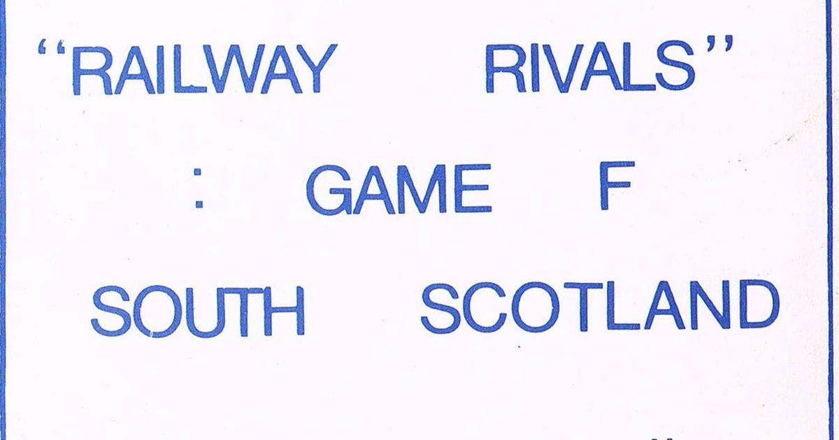 Railway Rivals Map F: South Scotland | Board Game | BoardGameGeek